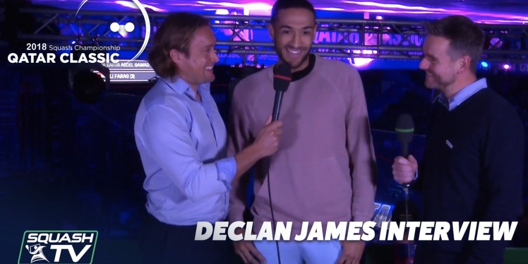 Declan James Interview - SQUASHTV