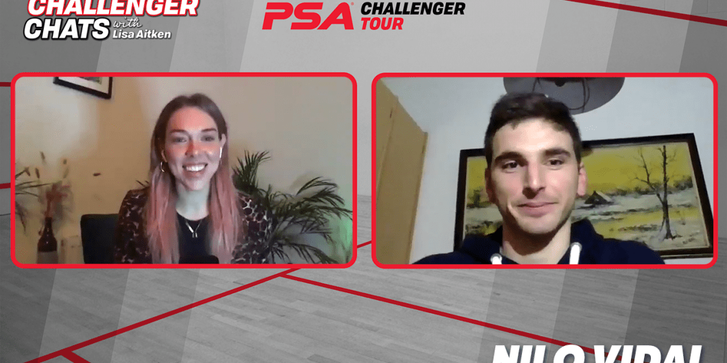 Challenger Chats with Lisa Aitken - Nilo Vidal - SQUASHTV