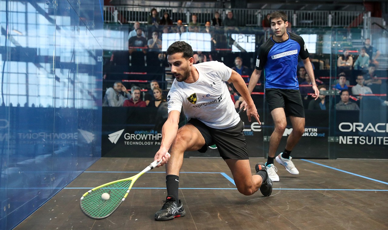 Hesham v Tandon - Oracle Netsuite Open 2022 - Round 2 Highlights - SQUASHTV