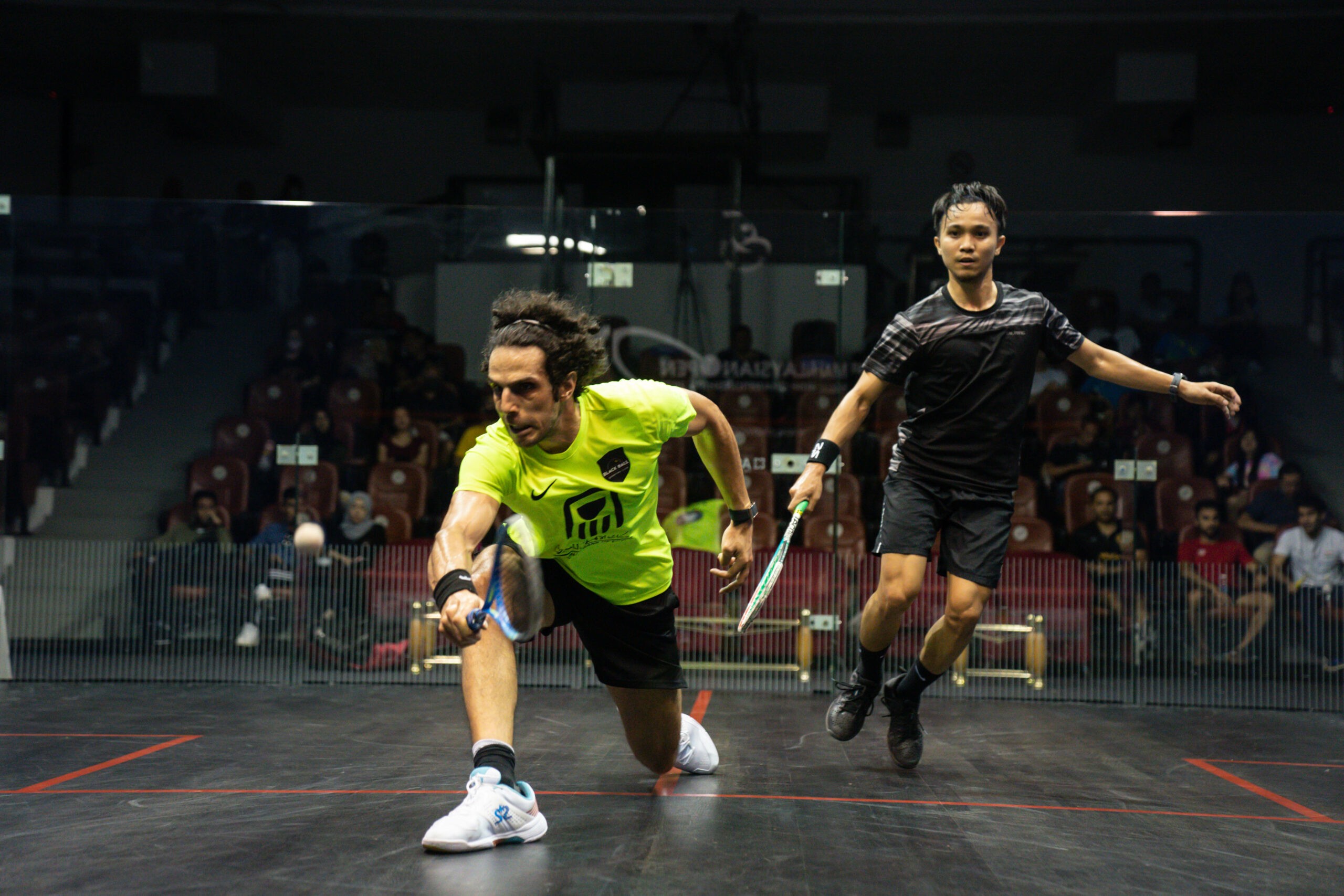 Mosaad v Idrakie - Malaysian Open Squash Championships - Round 1 ...