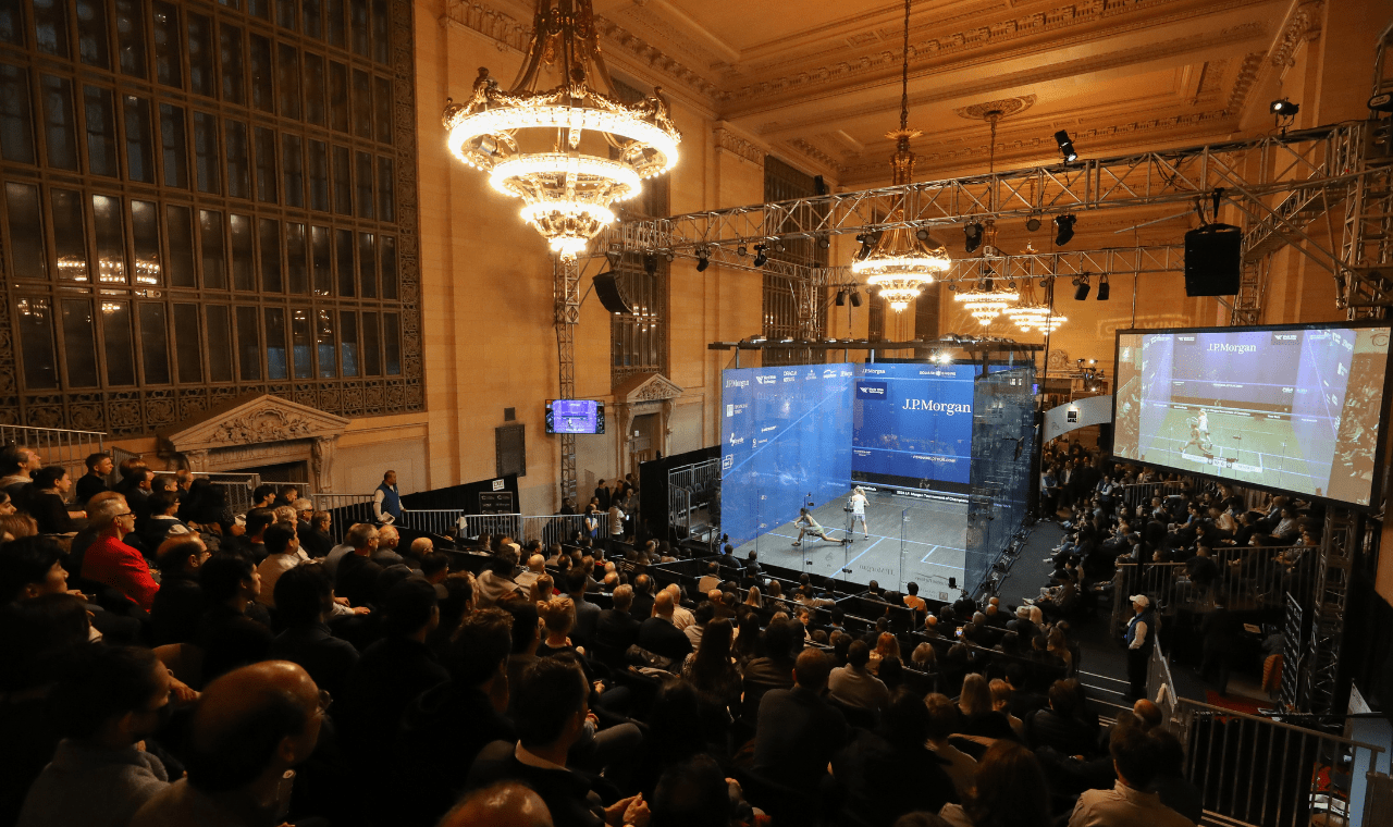 A tour of Grand Central Station with Joey Barrington - SQUASHTV