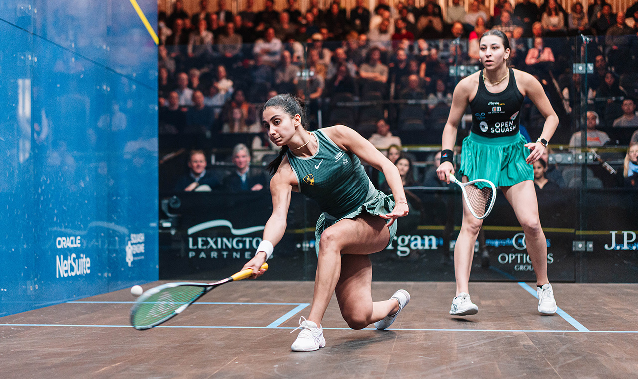 Round 1 – Rowan Elaraby v Farida Mohamed - SQUASHTV